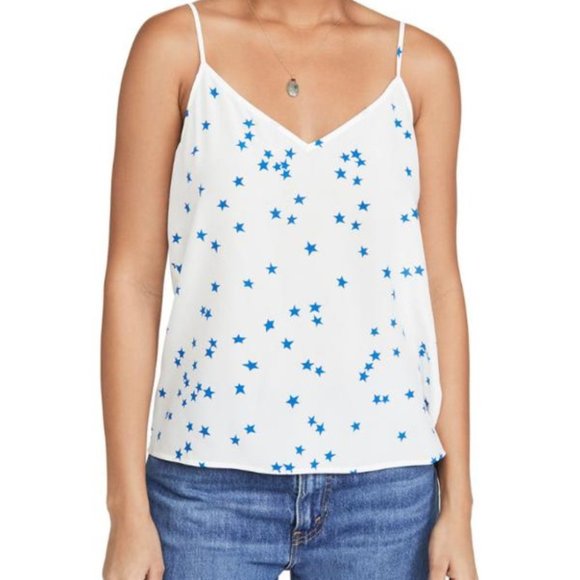 Equipment | Tops | Equipment Femme Layla Silk Star Cami Tank L | Poshmark